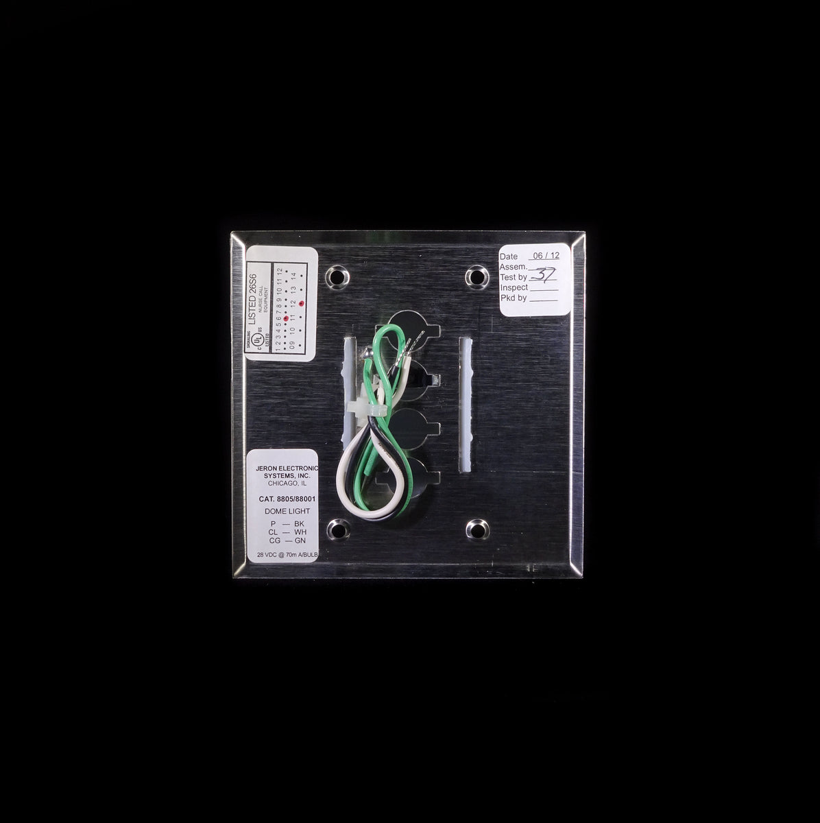 8805-88001 JERON DOME LIGHT DOUBLE GANG – Total Life Safety Solutions