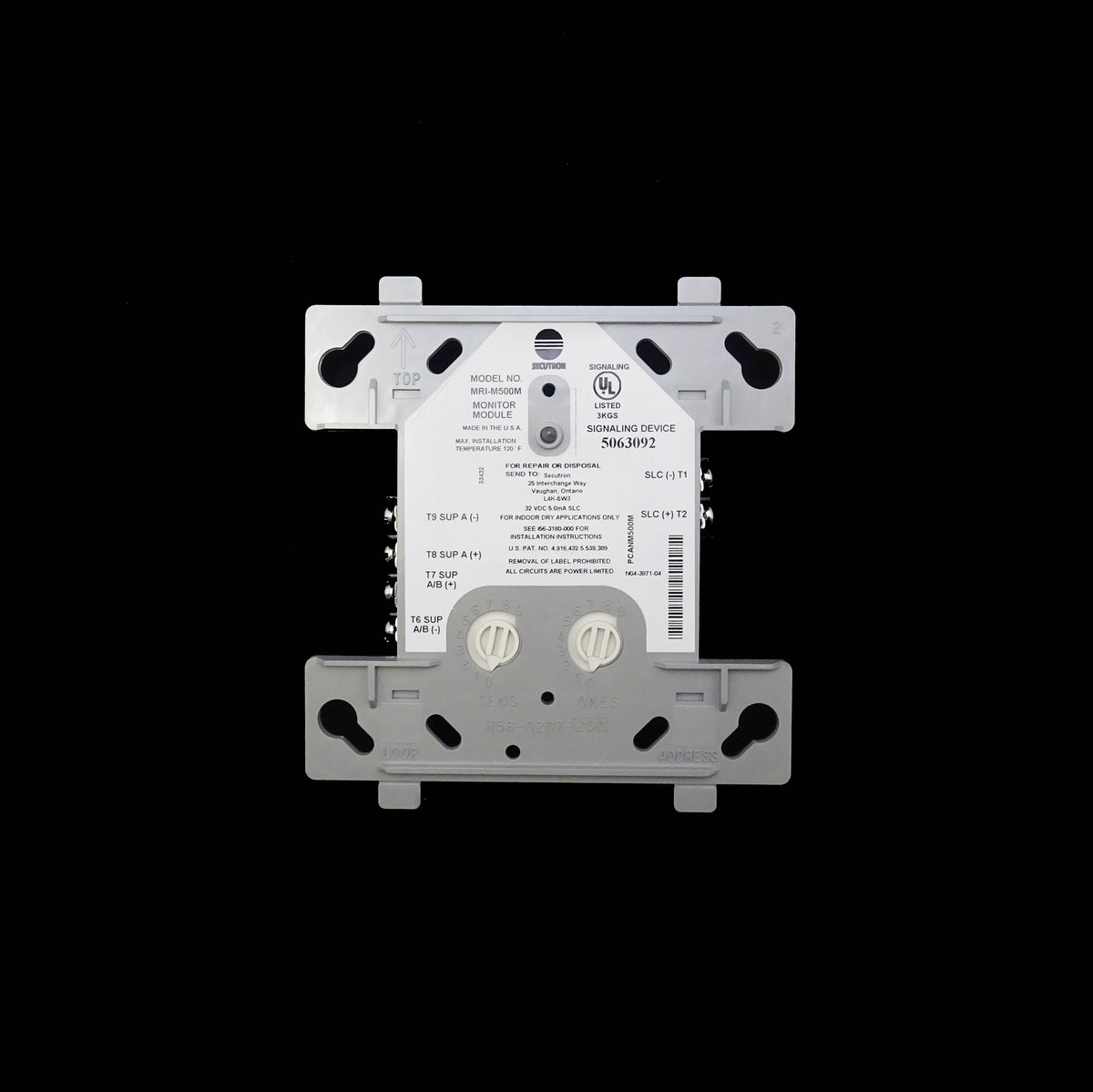 MRI-M500M SECUTRON MONITOR MODULE – Total Life Safety Solutions