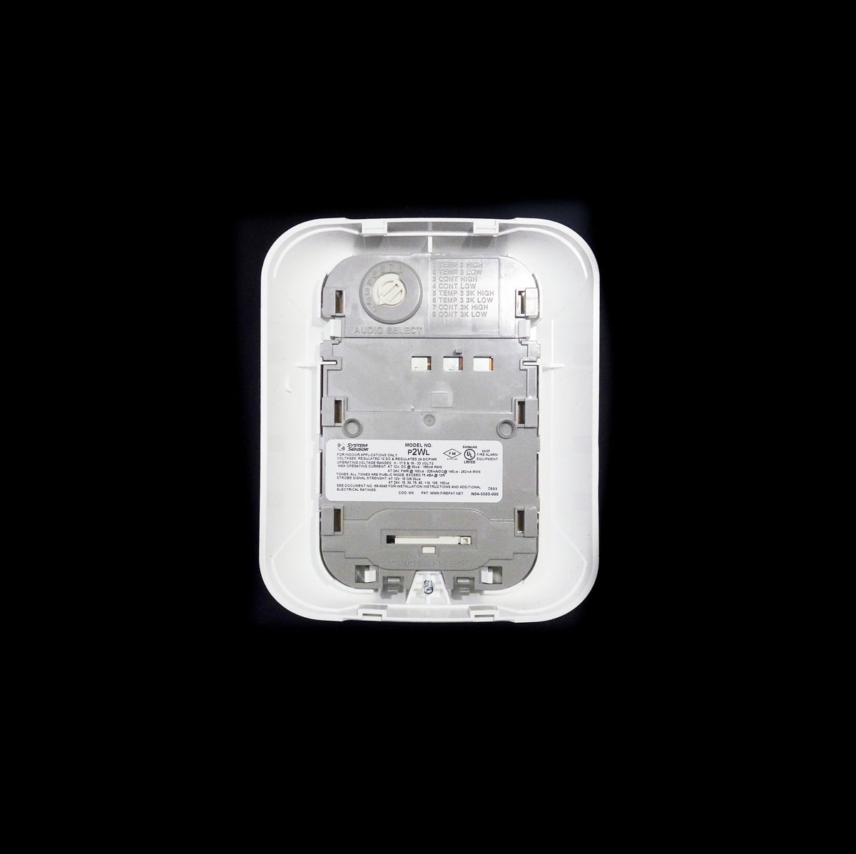 P2WL SYSTEM SENSOR WALL HORN STROBE ,WHITE – Total Life Safety Solutions