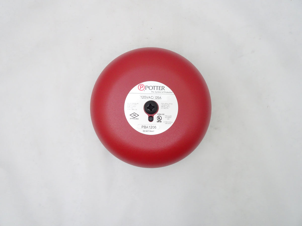PBA-1206 POTTER 120V ELECTRIC BELL – Total Life Safety Solutions