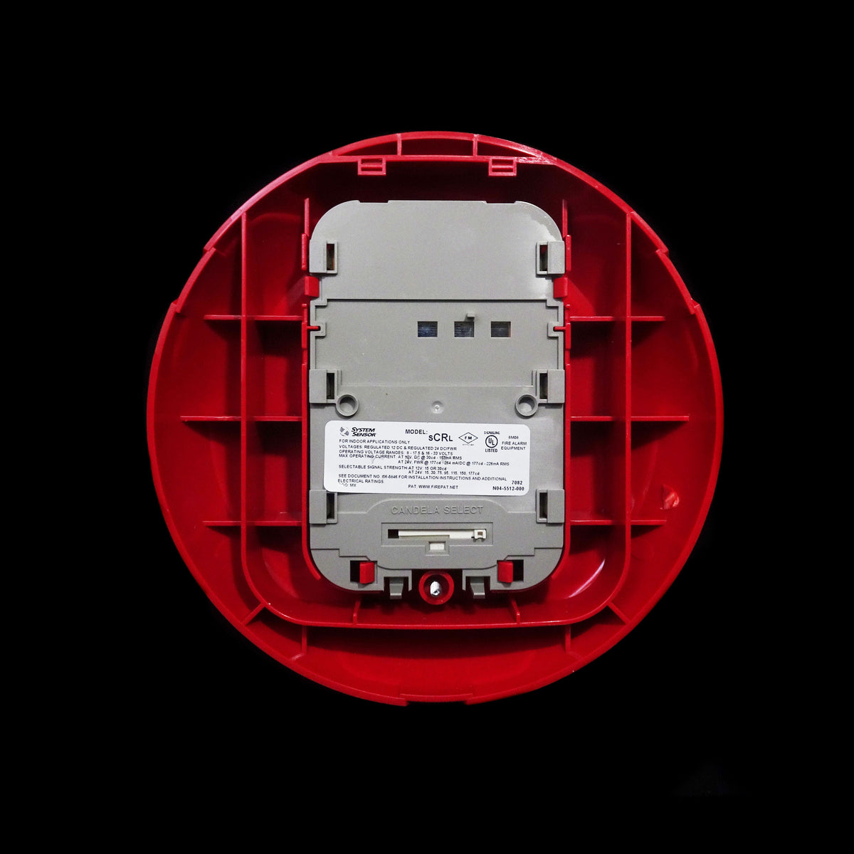 SCRL SYSTEM SENSOR CEILING STROBE RED – Total Life Safety Solutions